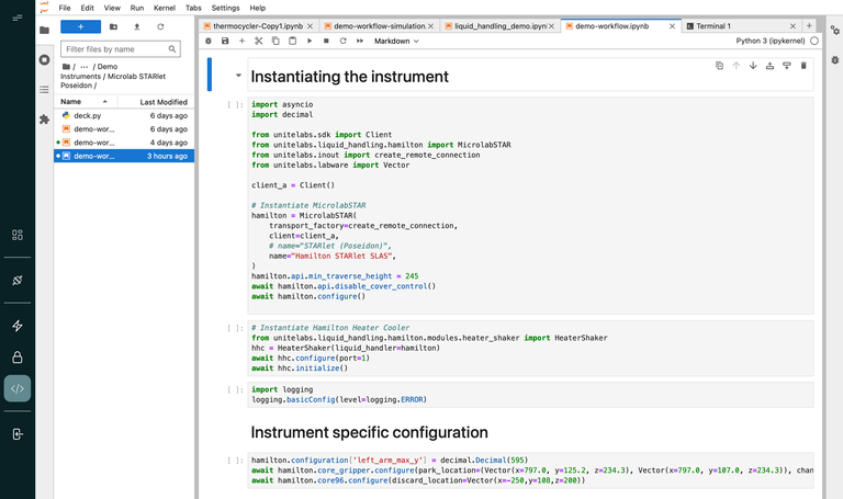 IDE - UniteLabs Docs